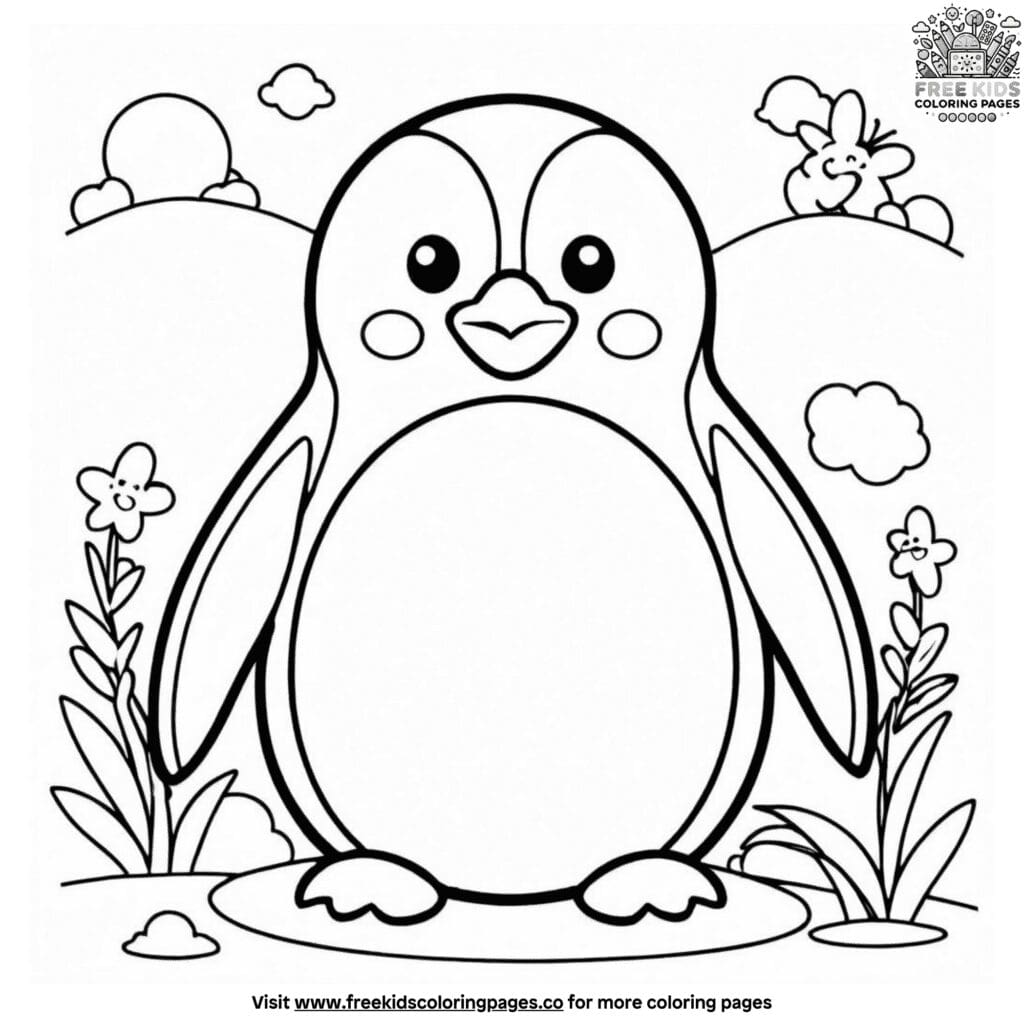 23+ Fun And Educational Penguin Coloring Pages For Kids