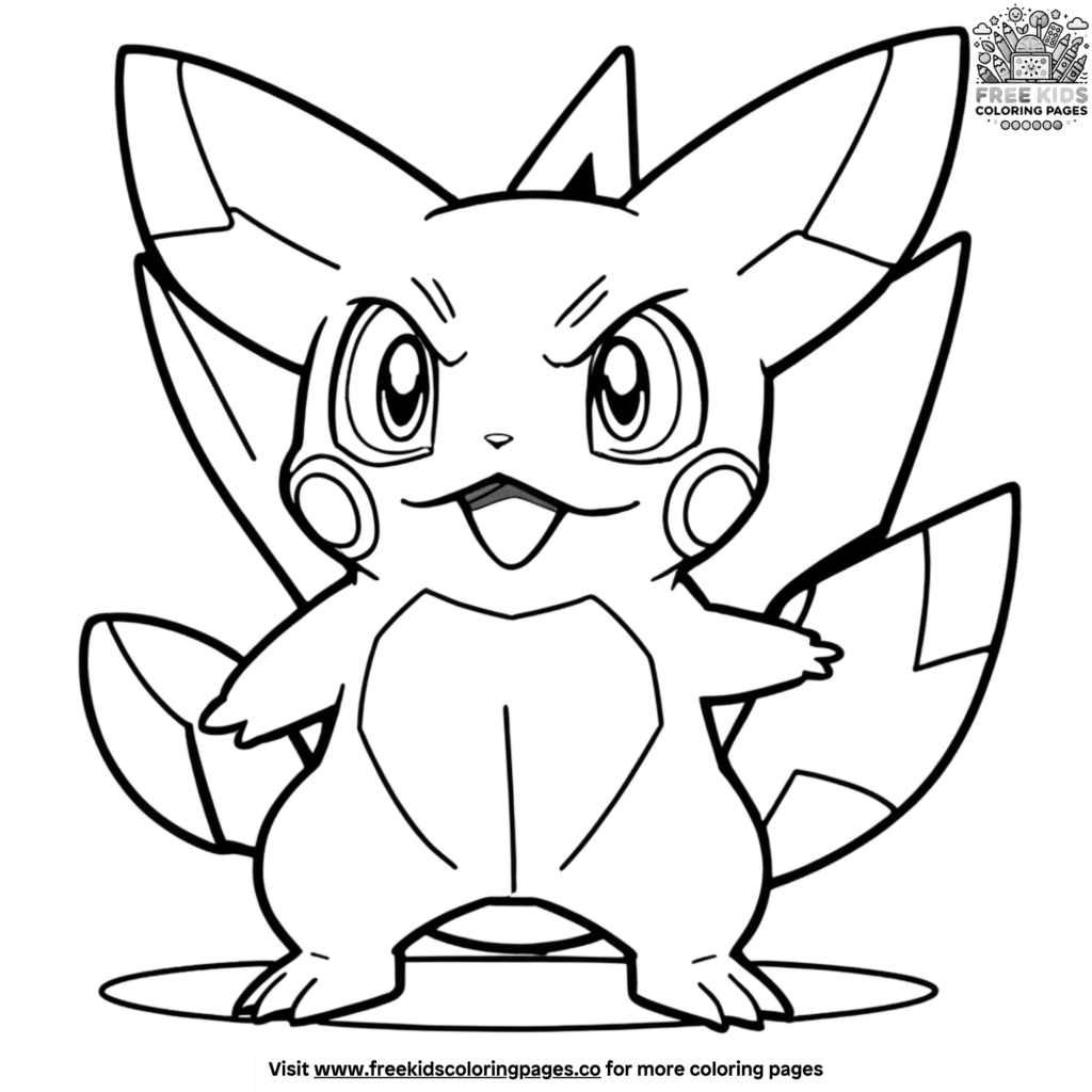 Starter Pokémon Coloring Pages