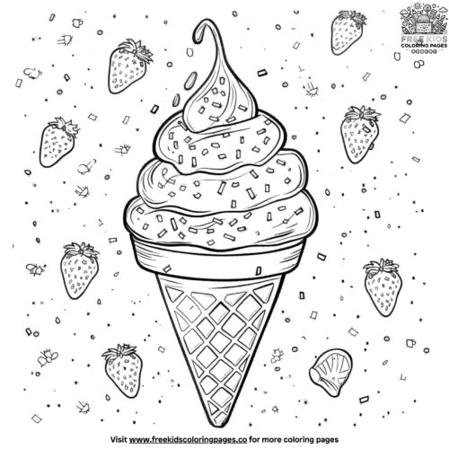 23+ Delicious Ice Cream Coloring Pages: Fun And Educational For Kids
