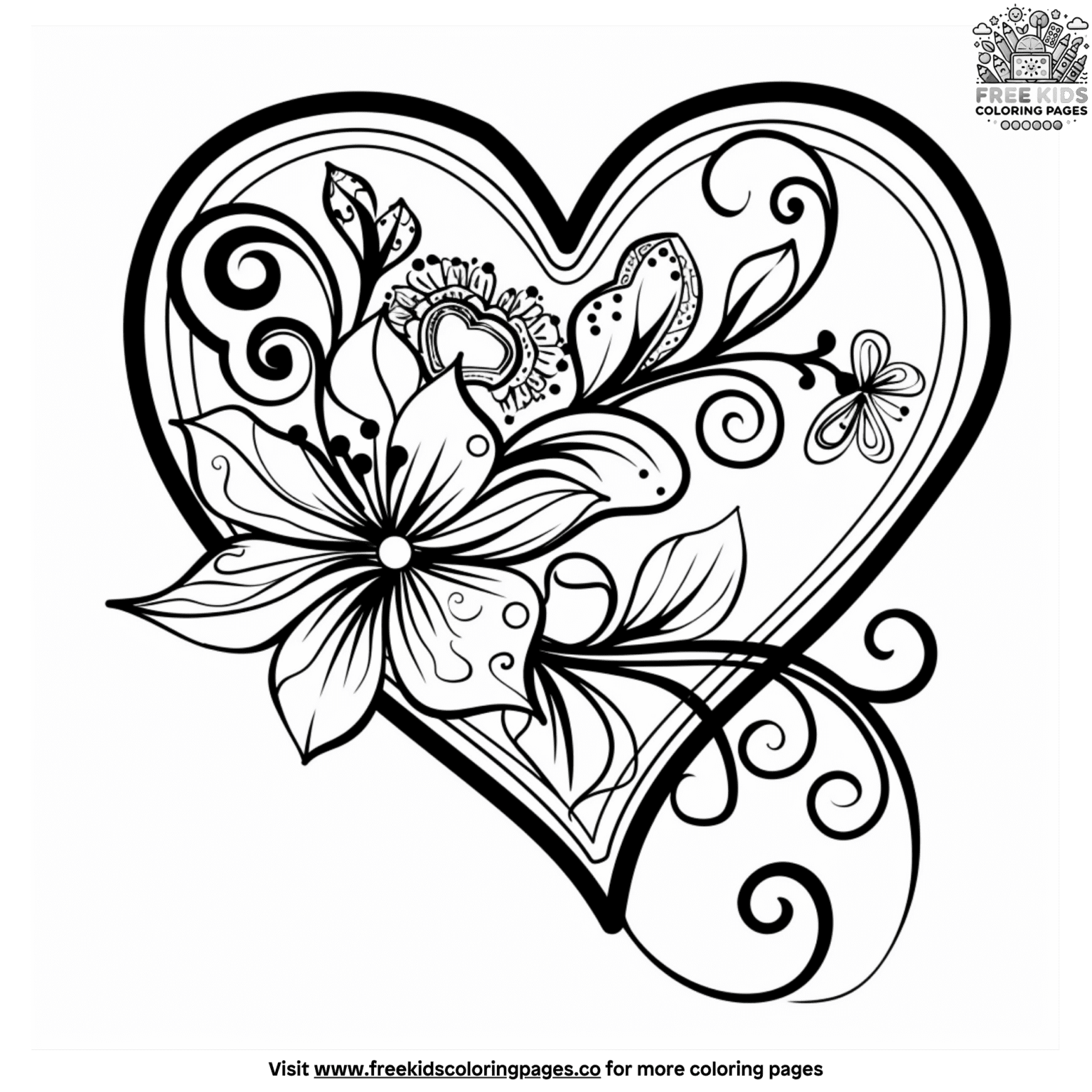 Anatomical Heart Coloring Pages For Kids - Free Printable Sheets