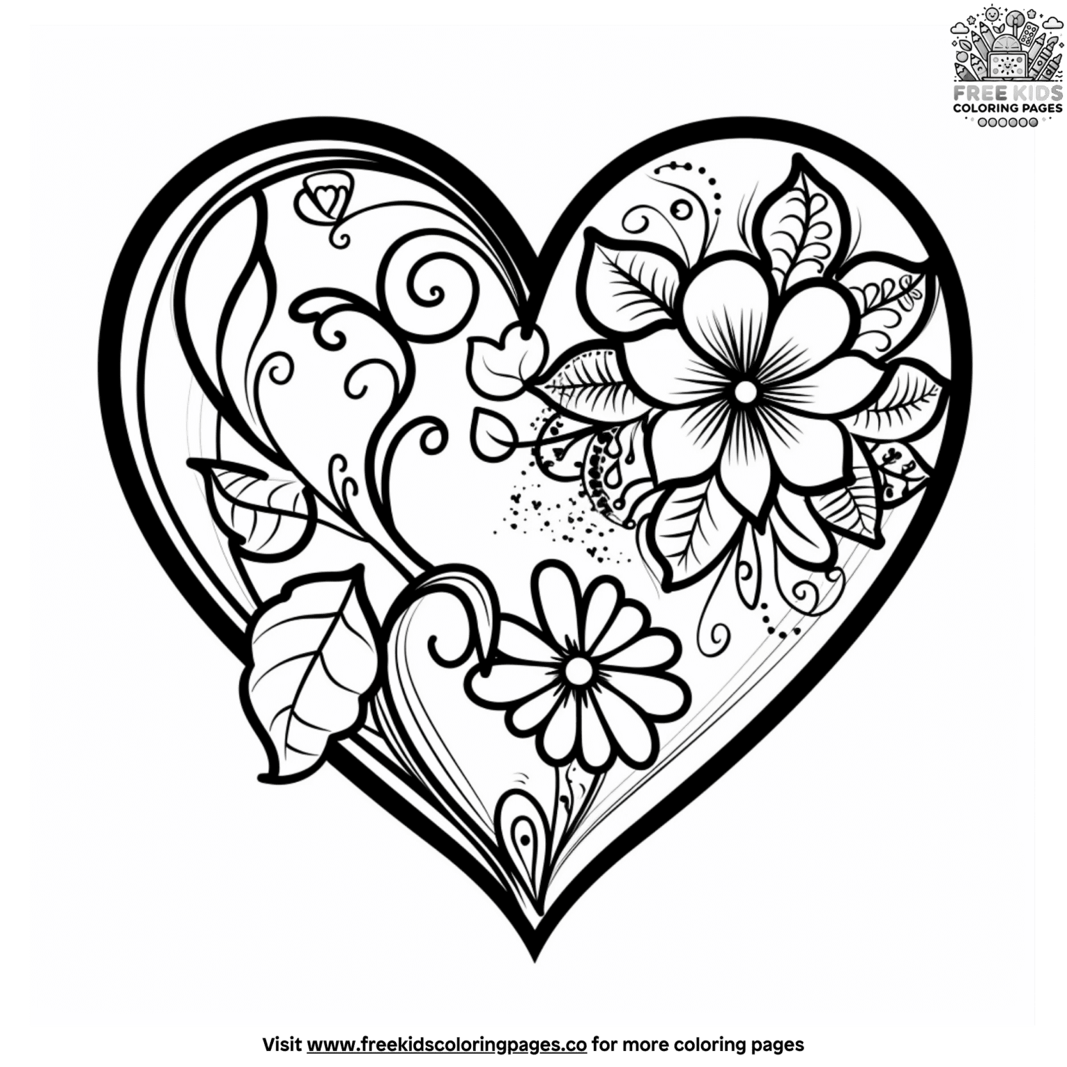 Anatomical Heart Coloring Pages For Kids - Free Printable Sheets