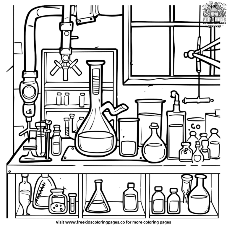 25+ Exciting Science Coloring Pages: Fun And Educational For Kids