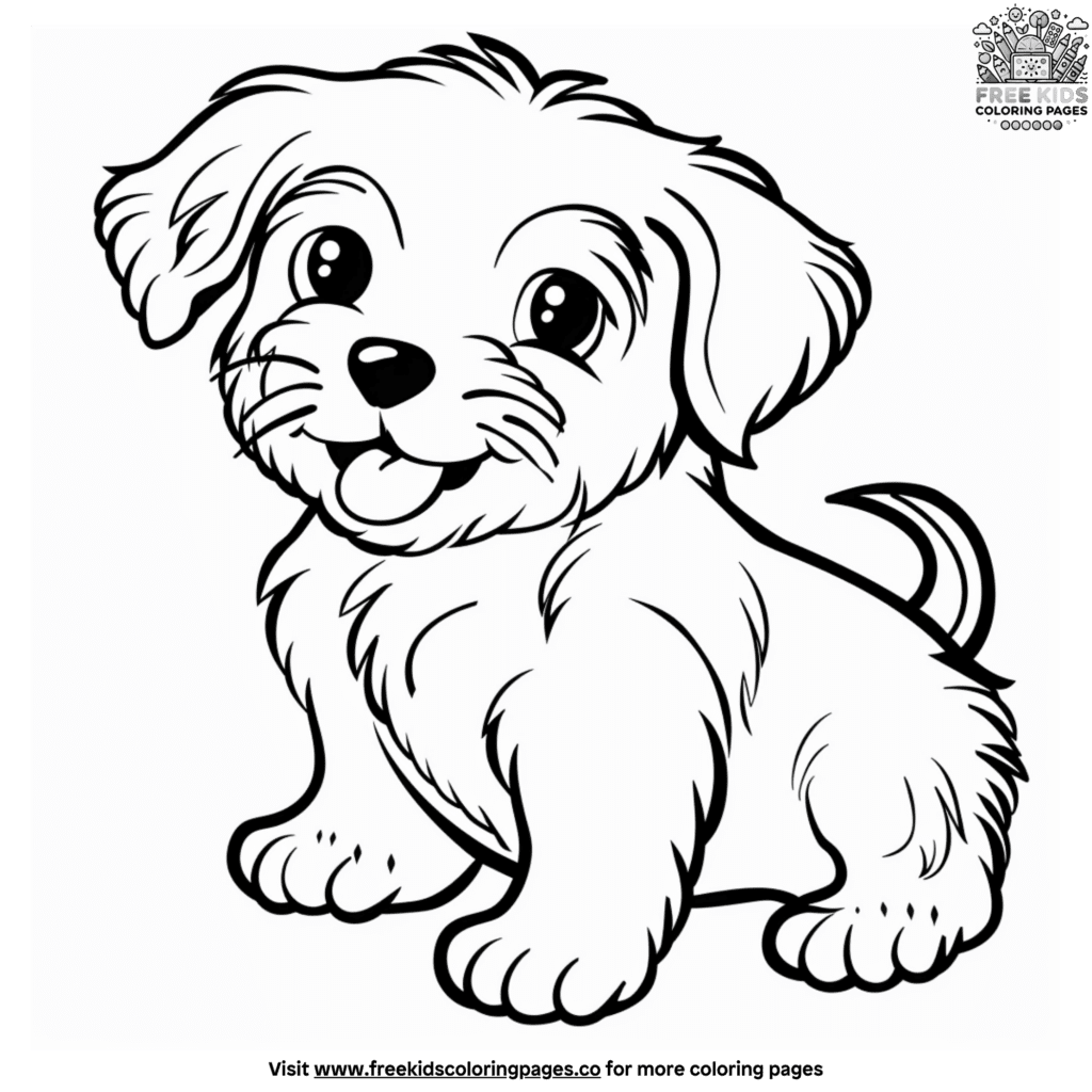 21+ Adorable Puppy Coloring Pages: Fun And Educational For Kids
