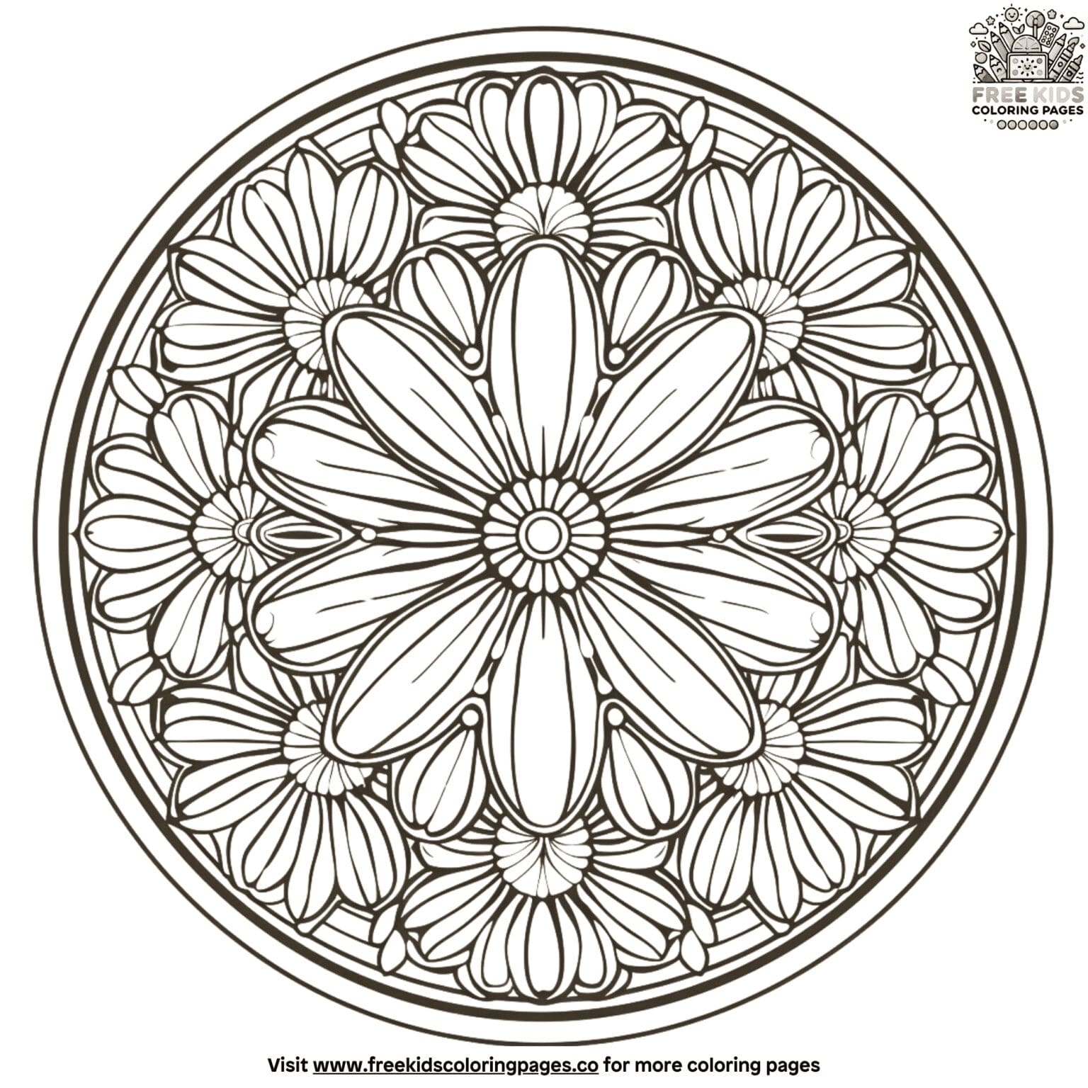 21+ Delightful Mandala Coloring Pages For Kids