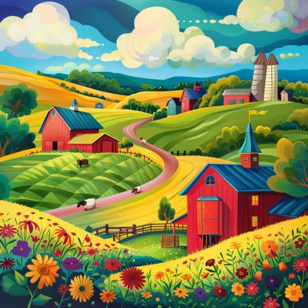 25+ Delightful Farm Coloring Pages For Kids: Vibrant Farm Adventures