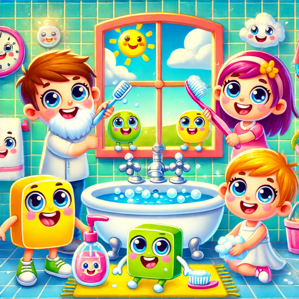 Hygiene - Free Kids Coloring Pages