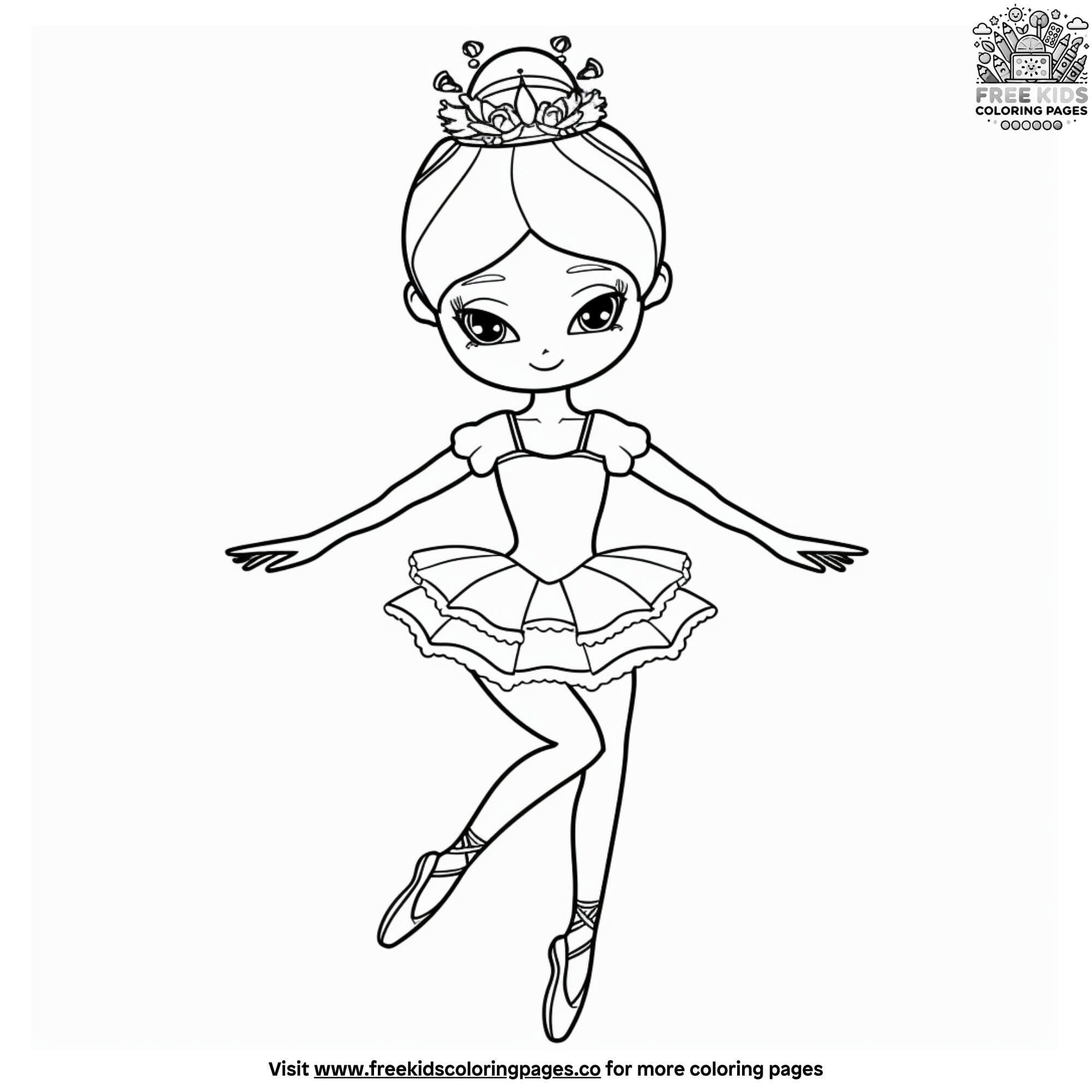 21+ Graceful Ballerina Coloring Pages