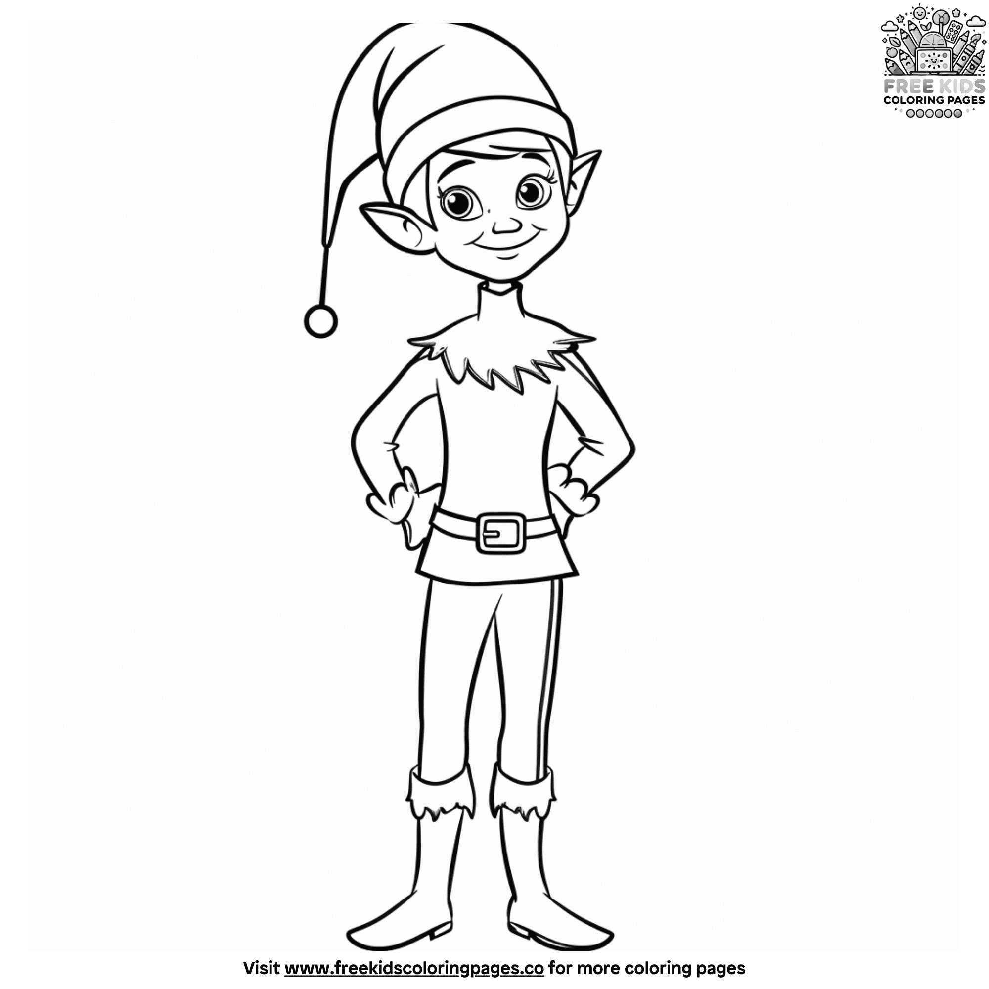 21+ Magical Elf Coloring Pages