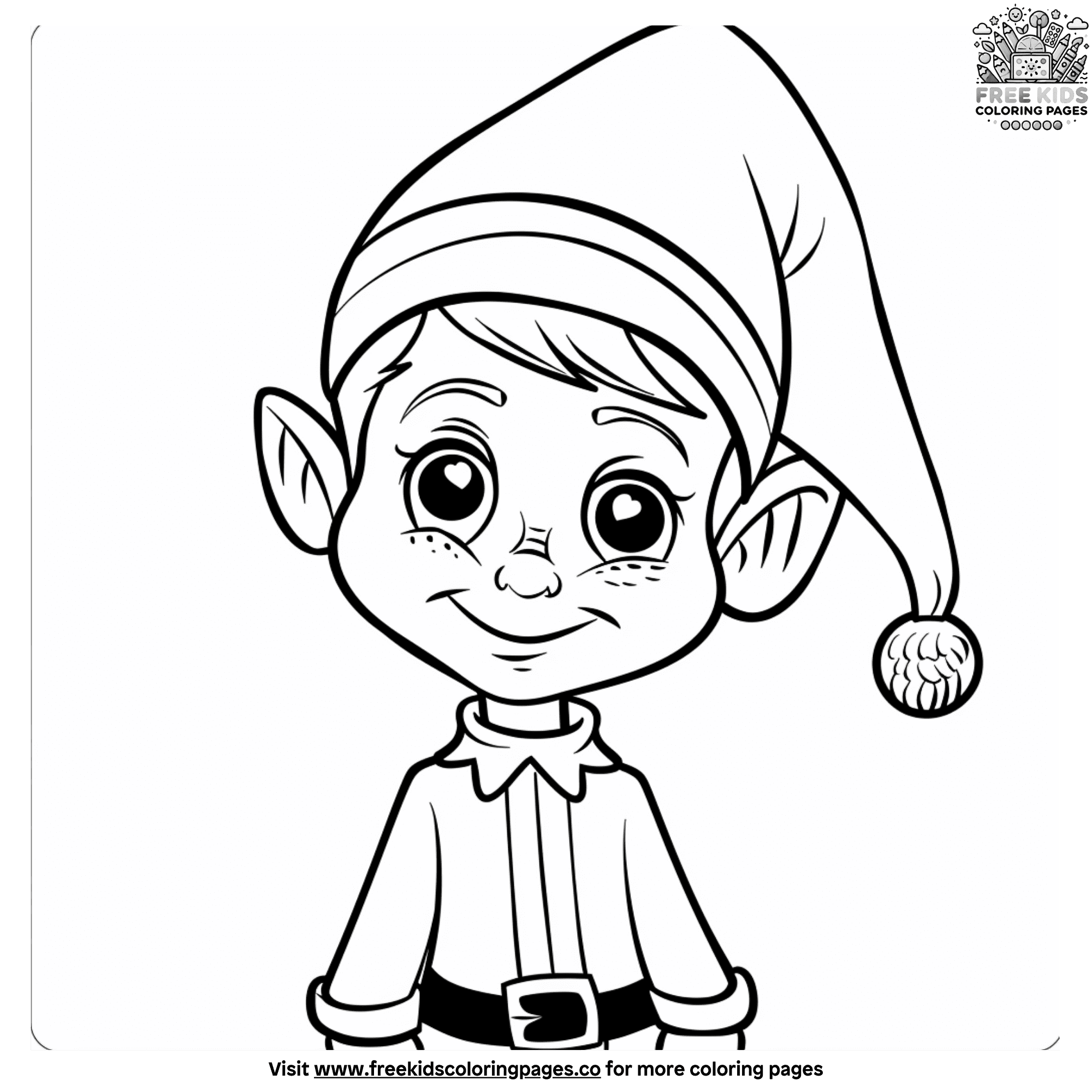 21+ Magical Elf Coloring Pages