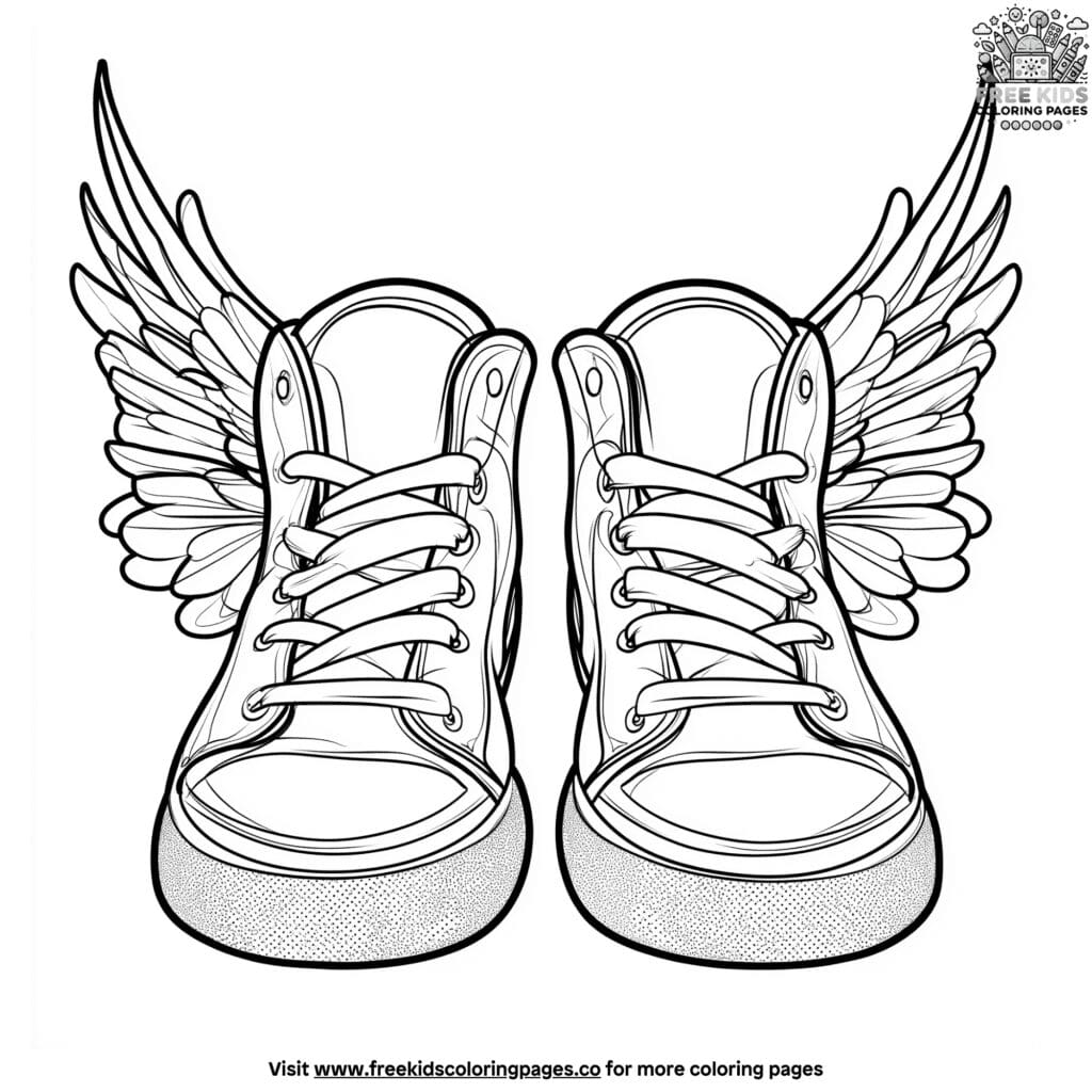 21+ Exciting Shoe Coloring Pages