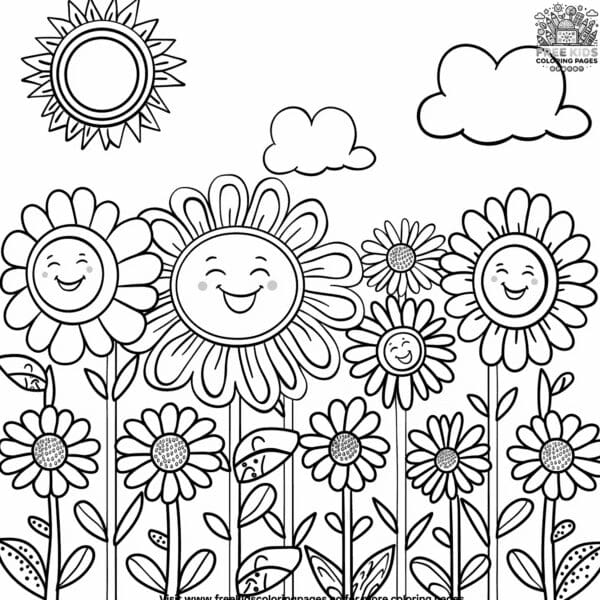21+ Beautiful Garden Coloring Pages
