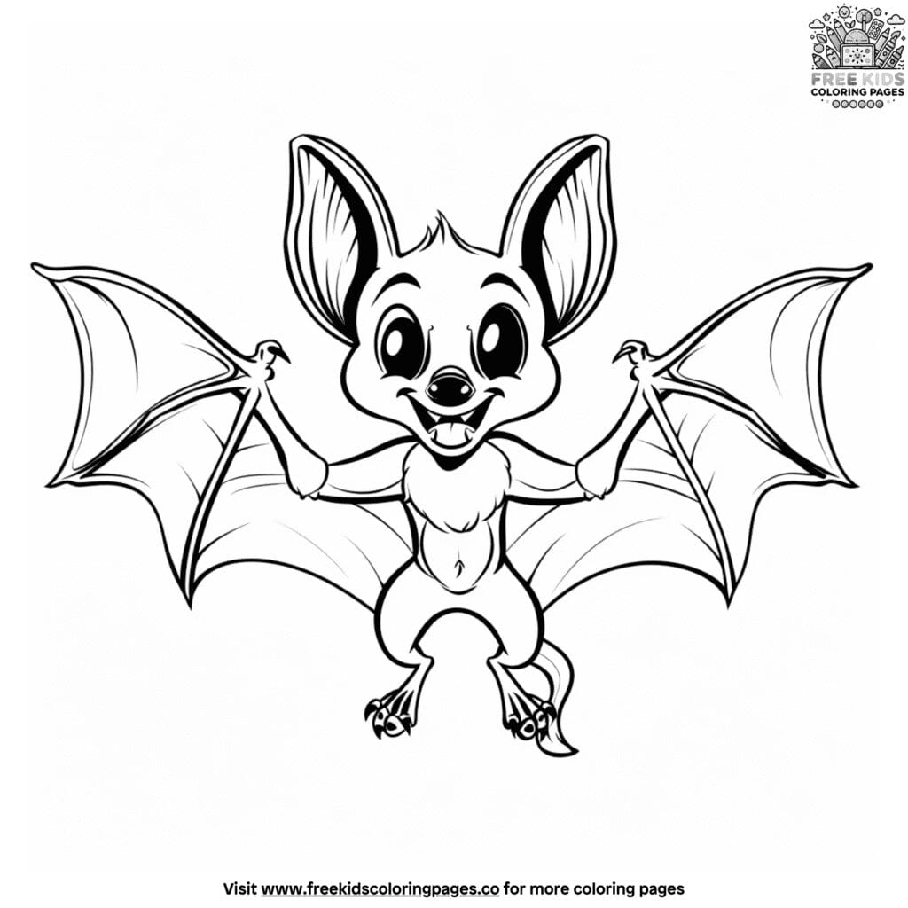 7+ Exciting Bat Coloring Pages