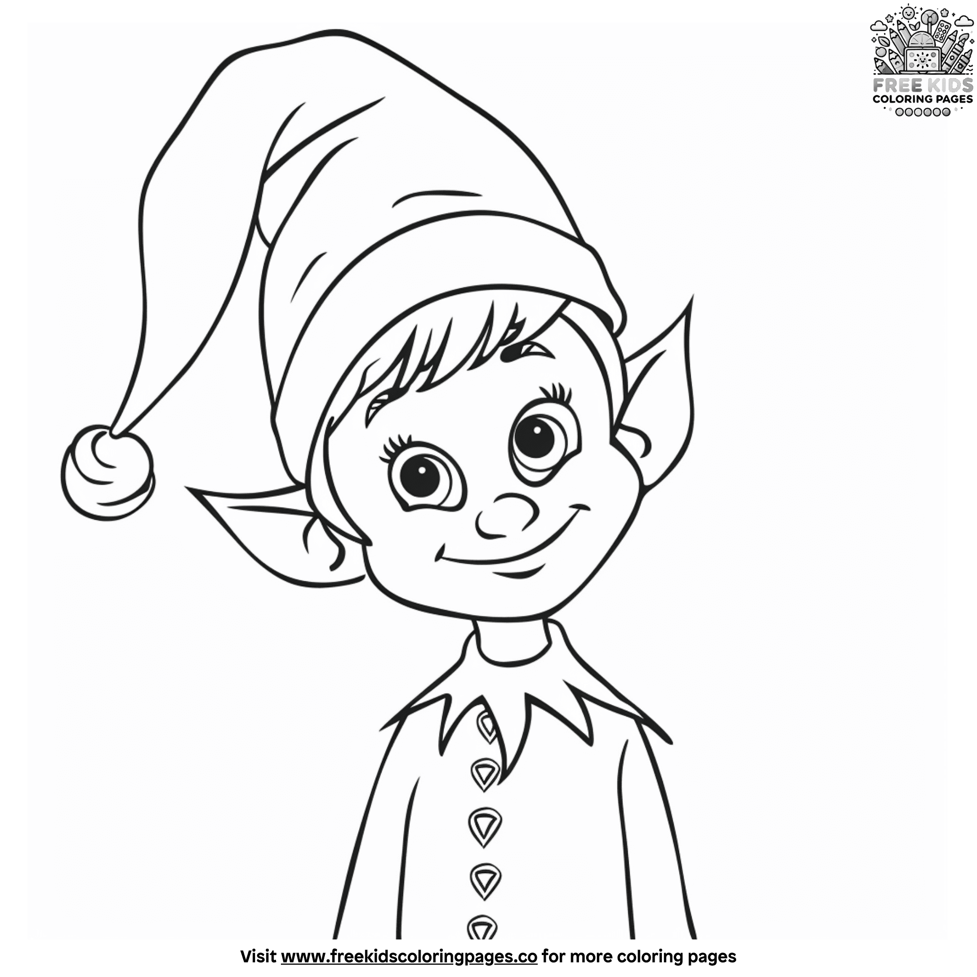 21+ Magical Elf Coloring Pages