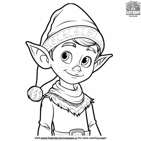 21+ Magical Elf Coloring Pages