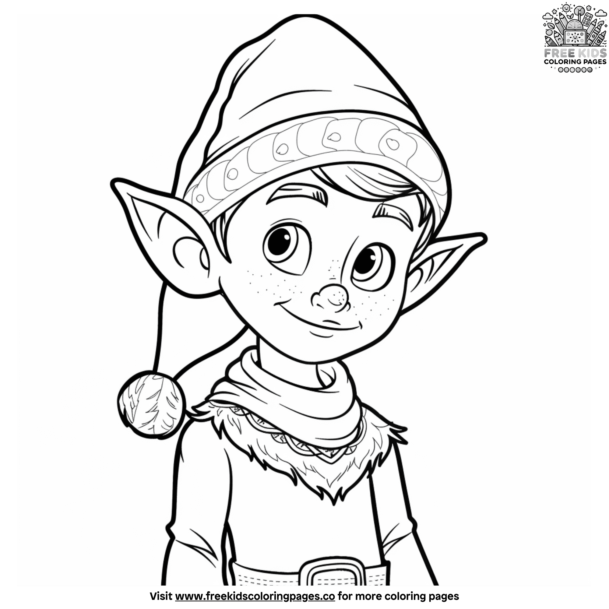 21+ Magical Elf Coloring Pages