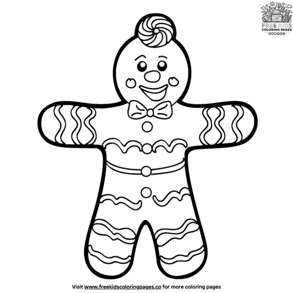 25+ Vibrant Gingerbread Man Coloring Pages