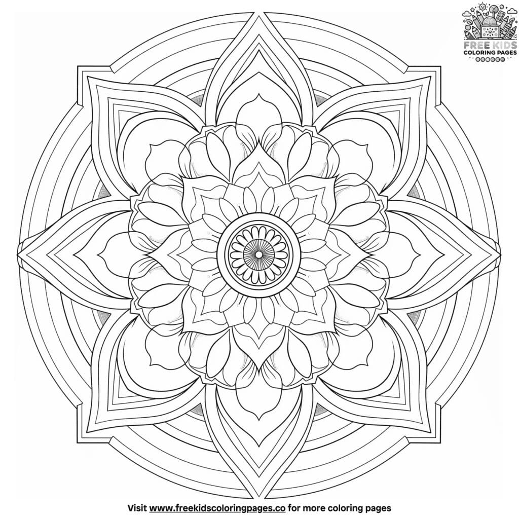 Inspirational Mandala Coloring Pages: Relax And Reflect With Positive ...