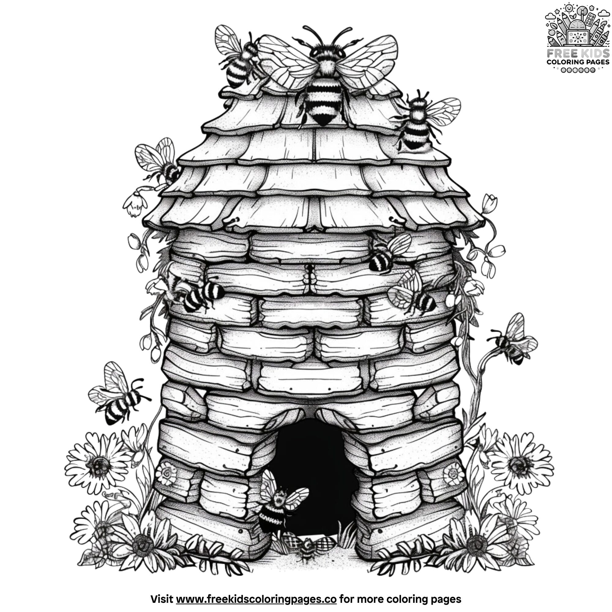 25+ Brilliant Bee Coloring Pages: Fun And Educational For Kids