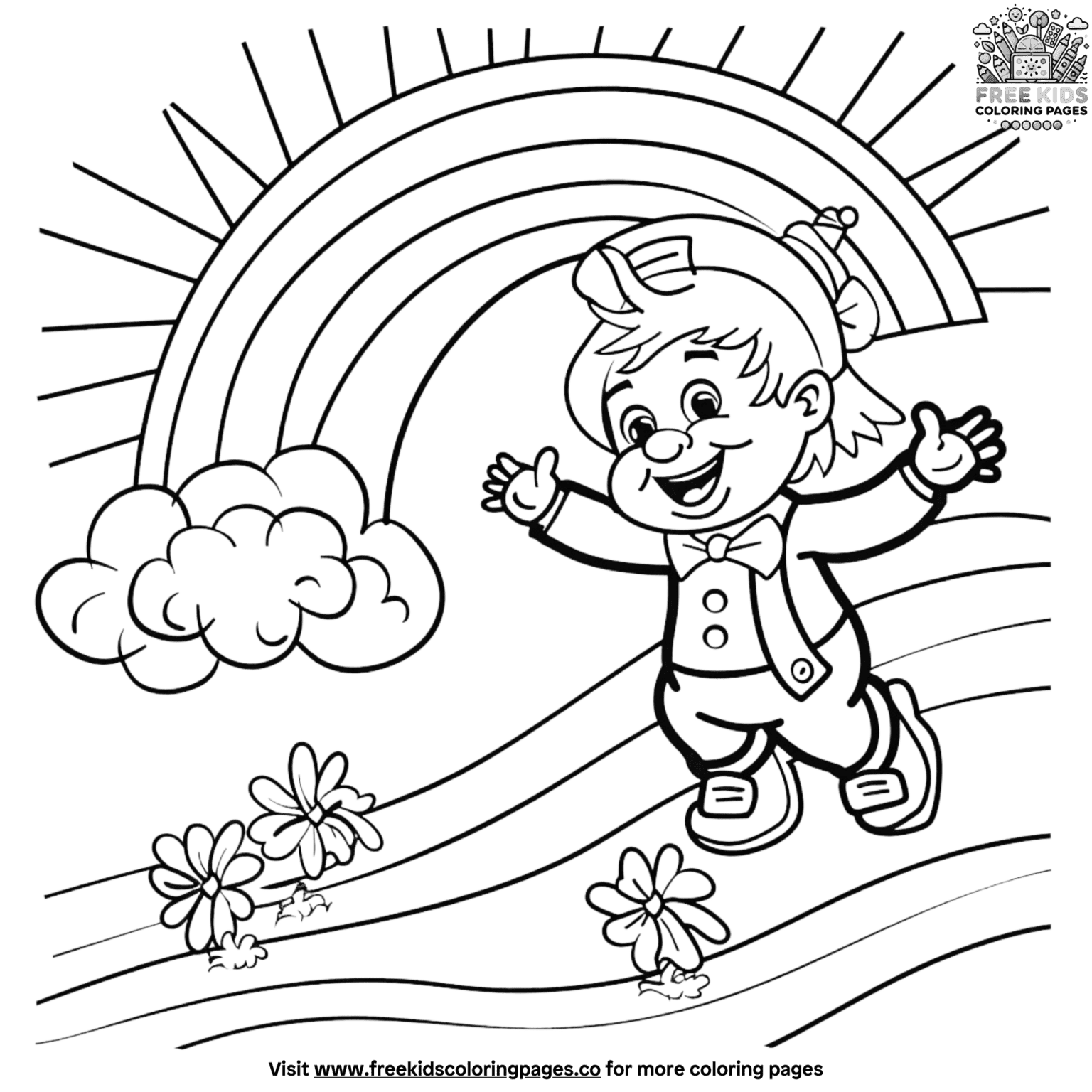 Smiling Sun At Beach Coloring Pages