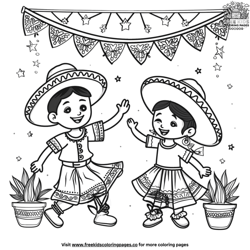 Kindergarten Cinco De Mayo Coloring Pages: Engaging And Educational