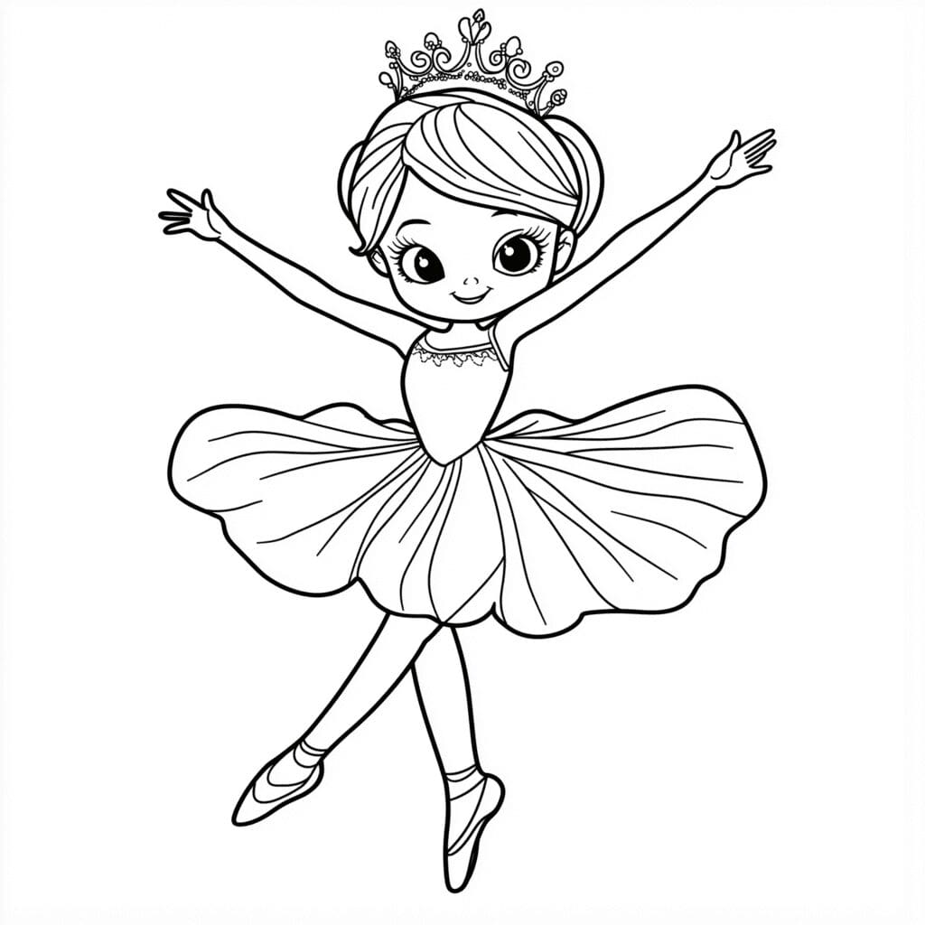 21+ Graceful Ballerina Coloring Pages