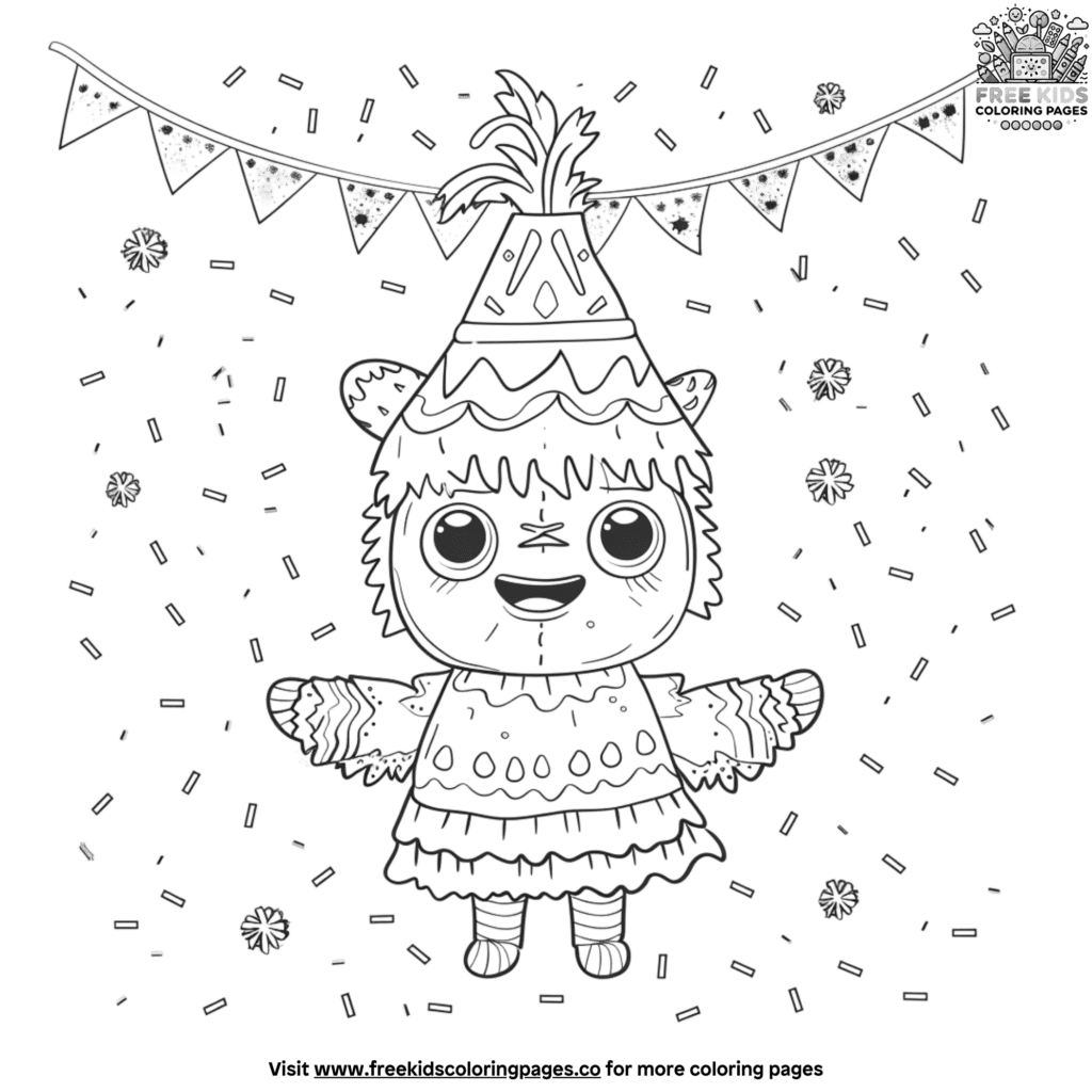 Preschool Cinco De Mayo Coloring Pages: Simple And Fun For Little Ones