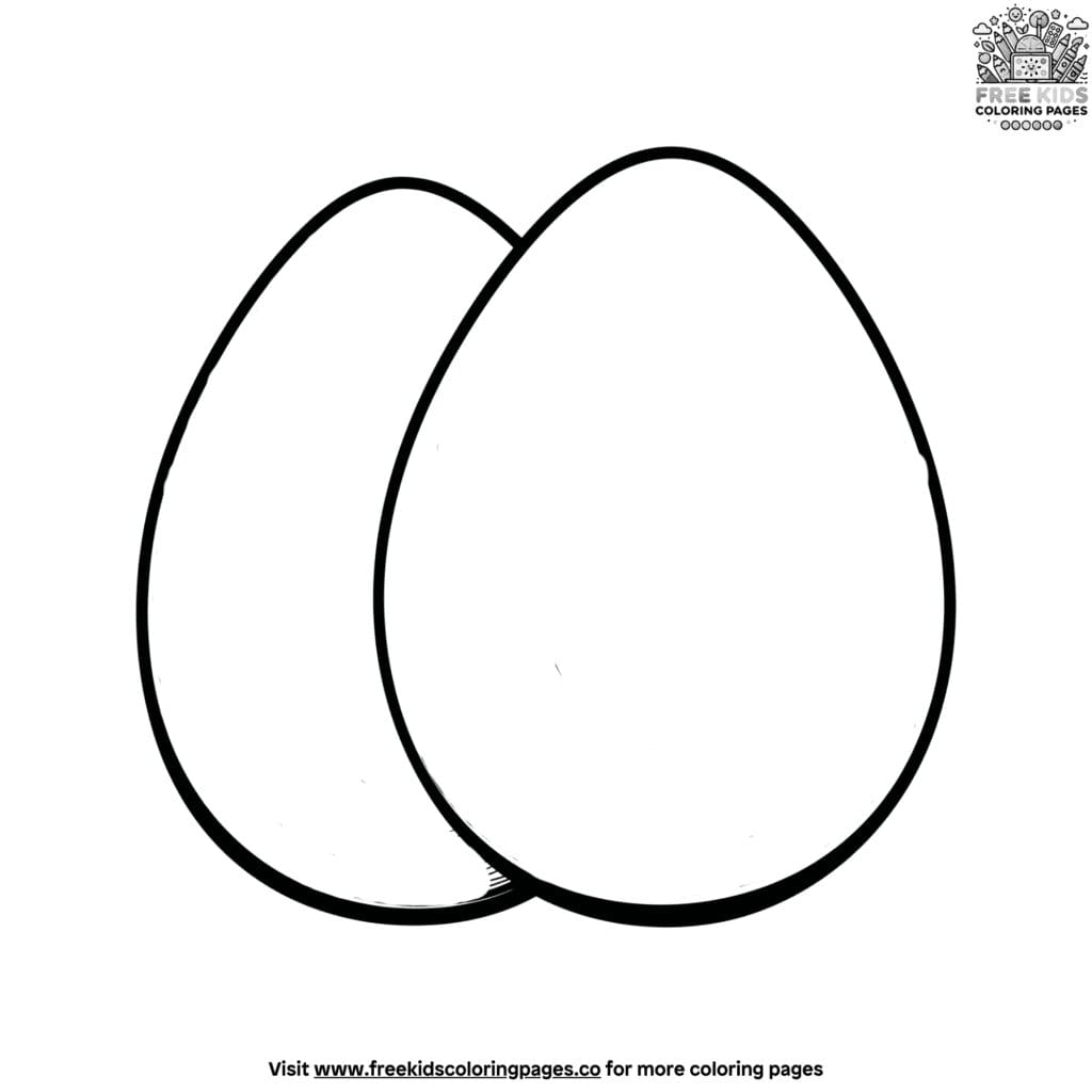 25+ Free Easter Egg Coloring Pages For Family Fun