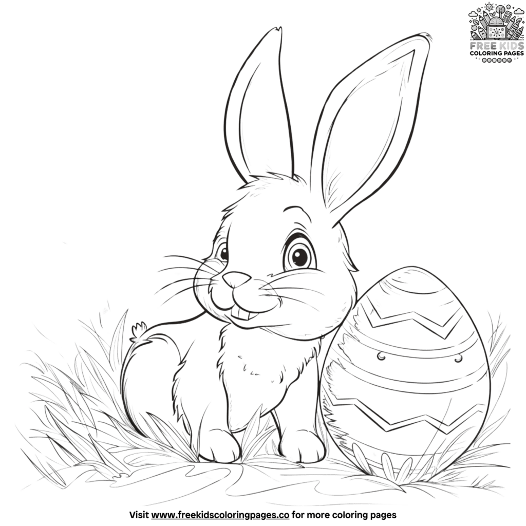 25+ Cheerful Easter Bunny Coloring Pages: Fun And Festive For Kids