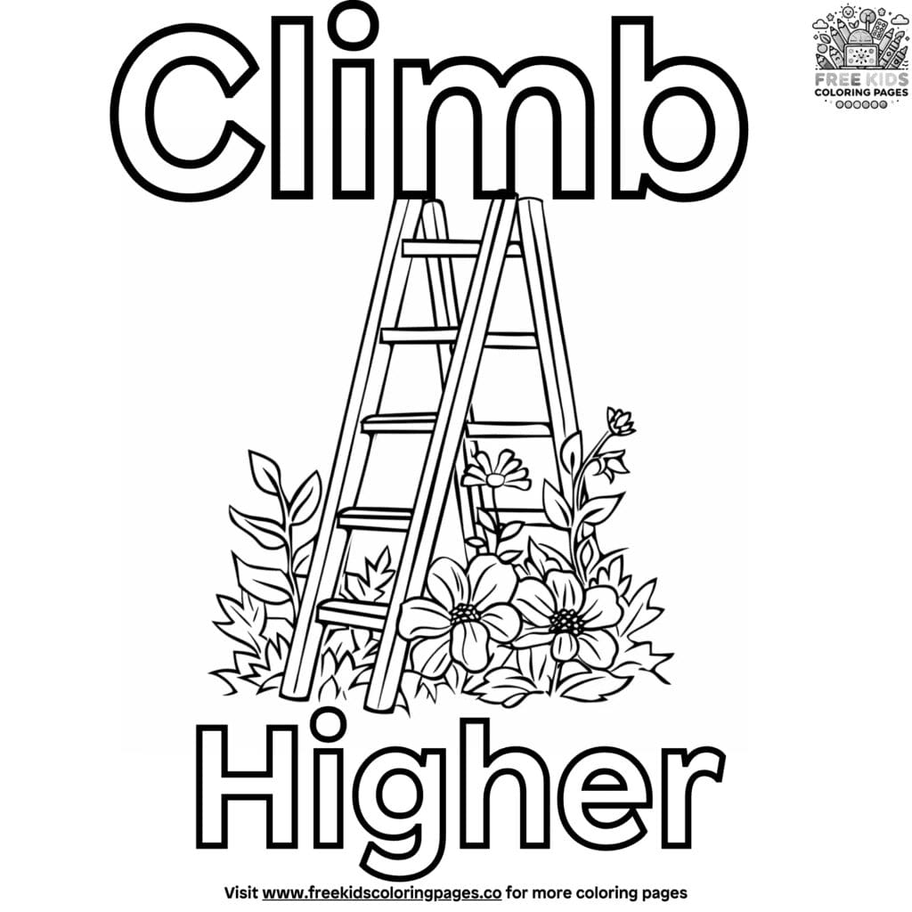 Easy Inspirational Coloring Page Collection