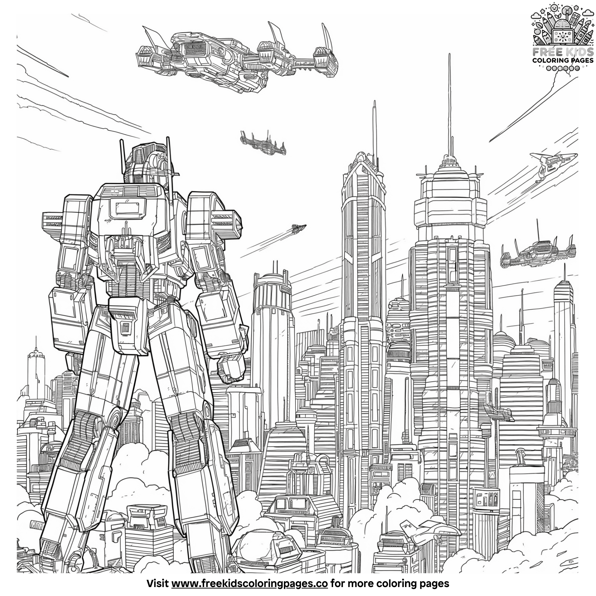 21+ Exciting Transformer Coloring Pages: Fun And Learning For Kids