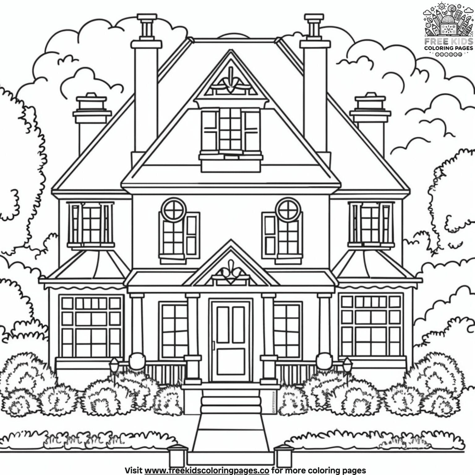 25+ Delightful House Coloring Pages: Creative Fun For Kids