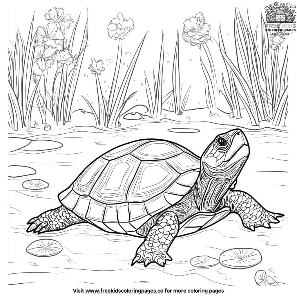 25+ Captivating Turtle Coloring Pages: Fun And Educational For Kids