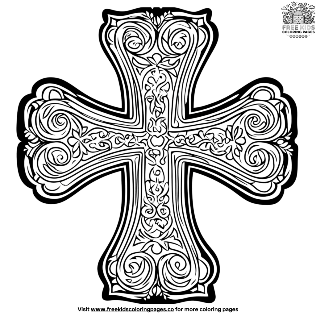 Religious Elements Coloring Pages For St. Patrick's Day