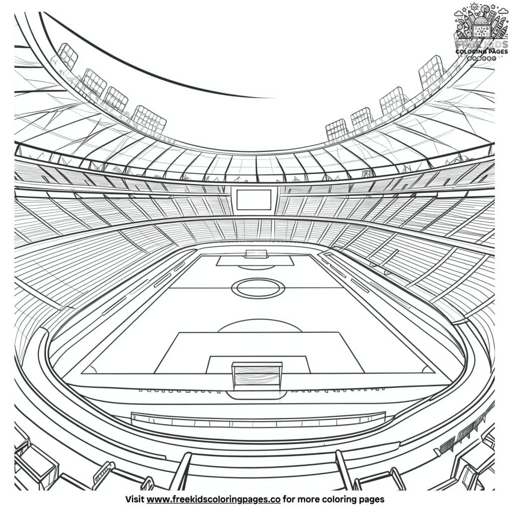 Cool Soccer Coloring Pages