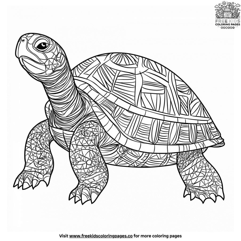 25+ Captivating Turtle Coloring Pages: Fun And Educational For Kids