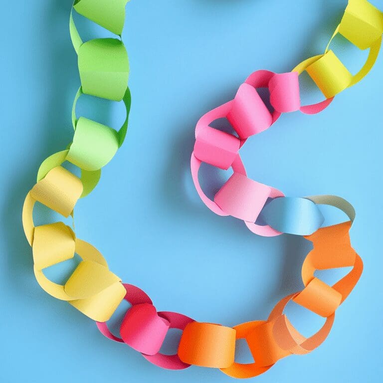 5 Fun Paper Chain Crafts To Make At Home In Easy Steps
