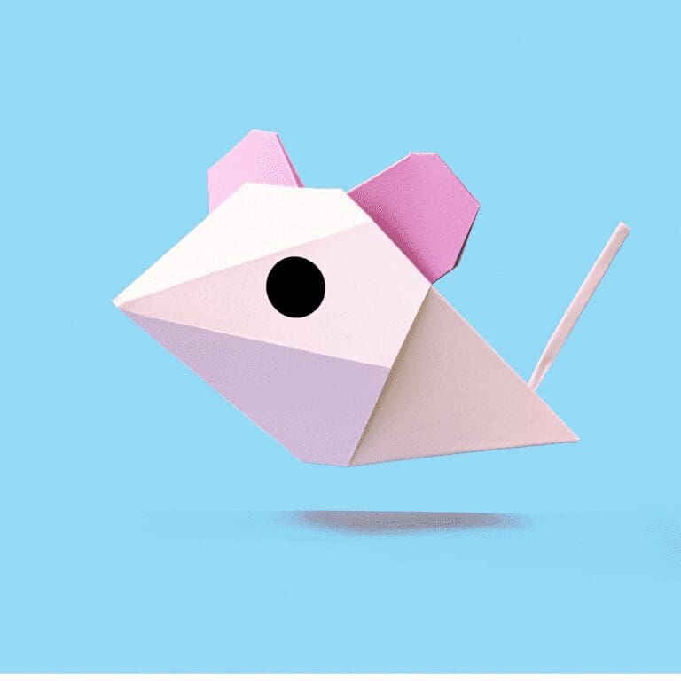 Create An Enchanting Origami Mouse With These 5 Basic Steps