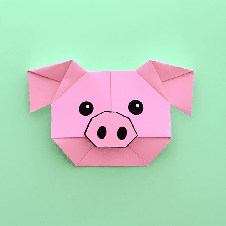 Easy Origami Pig DIY: Beat The Boar-dom In 11 Steps