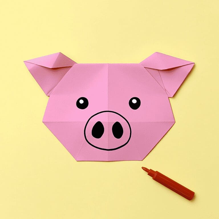 Easy Origami Pig DIY: Beat The Boar-dom In 11 Steps