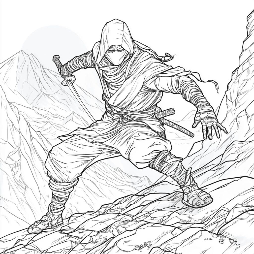 25+ Exciting Ninja Coloring Pages: Fun And Adventure For Kids