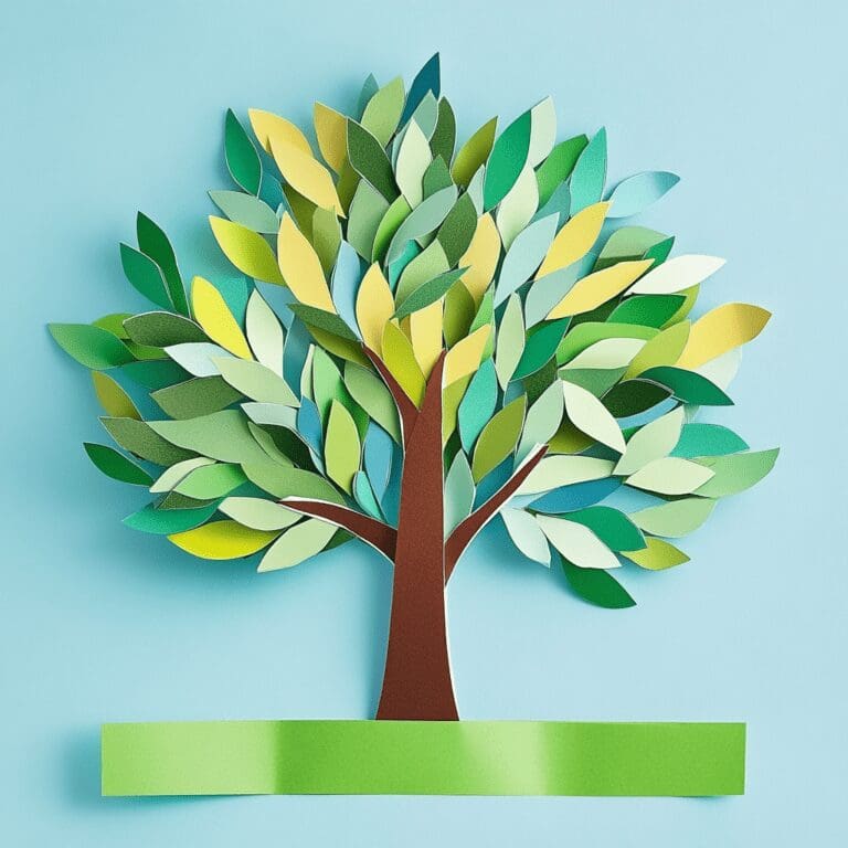 Create A Fun Tree Craft From Scrap Paper In 7 Easy Steps