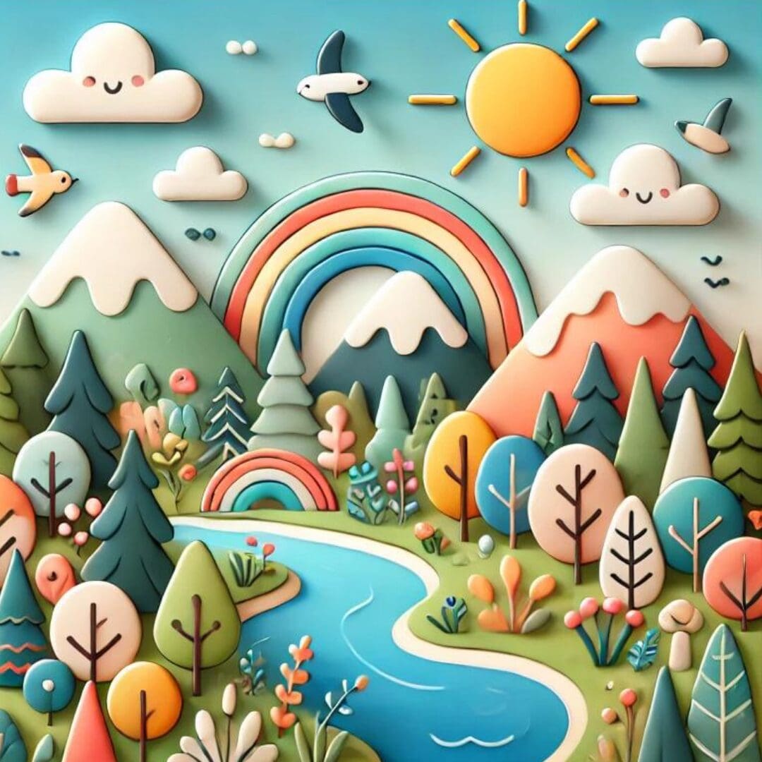 Nature And Scenery Coloring Book - Free Kids Coloring Pages
