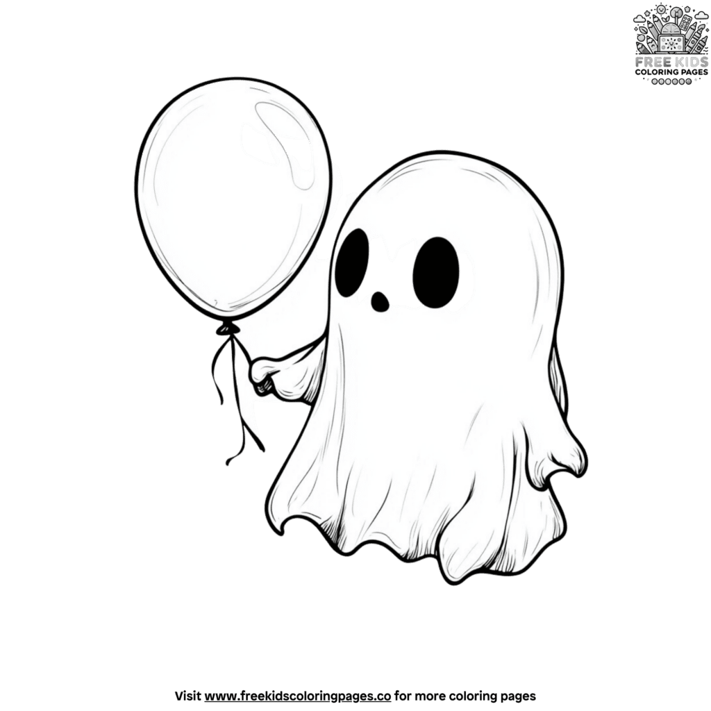 17+ Spooky Ghost Coloring Pages: Fun And Educational For Kids