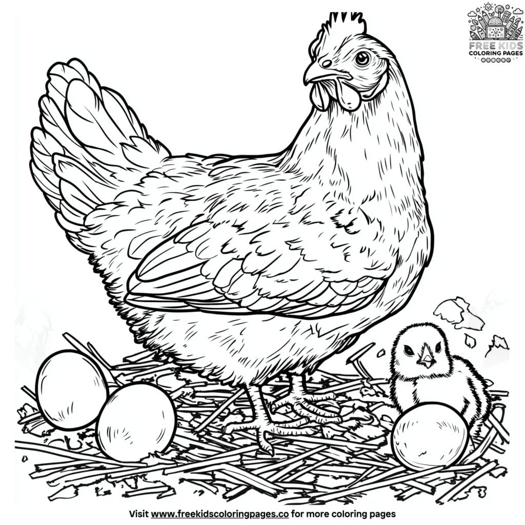 Free Printable Farm Animal Coloring Pages