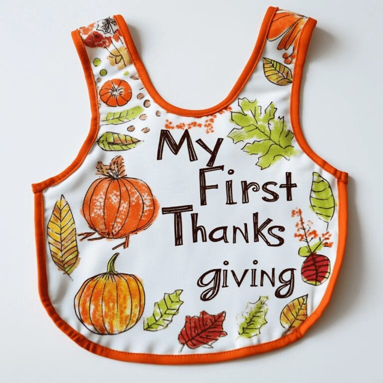My First Thanksgiving Bib: 5 Easy Craft Ideas To Create