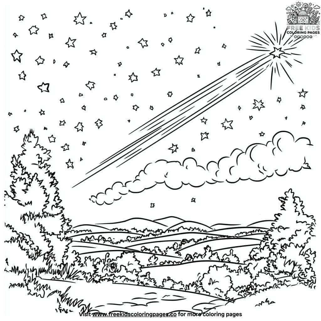 17+ Captivating Star Coloring Pages: A Journey Through The Night Sky