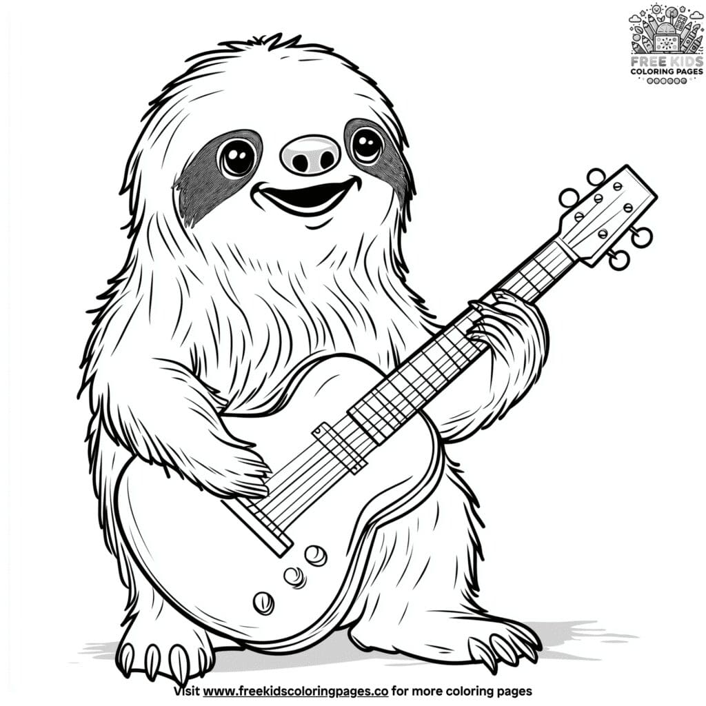 25+ Sloth Coloring Pages: Fun And Educational For Kids