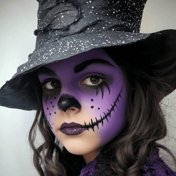 7 Creative Amazing Witch Face Paint Ideas For Halloween