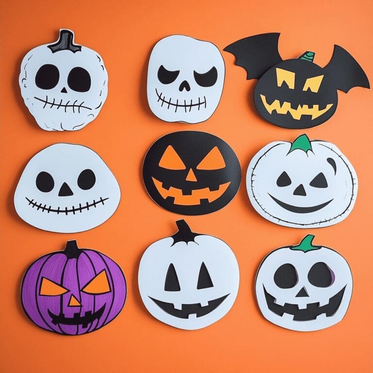 7 Simple Steps To Easy Halloween Face Drawing For Kids