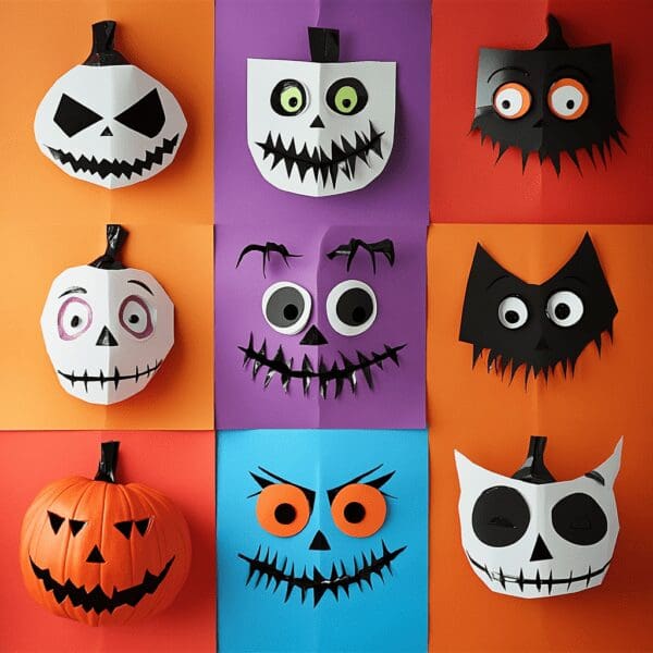 7 Simple Steps To Easy Halloween Face Drawing For Kids